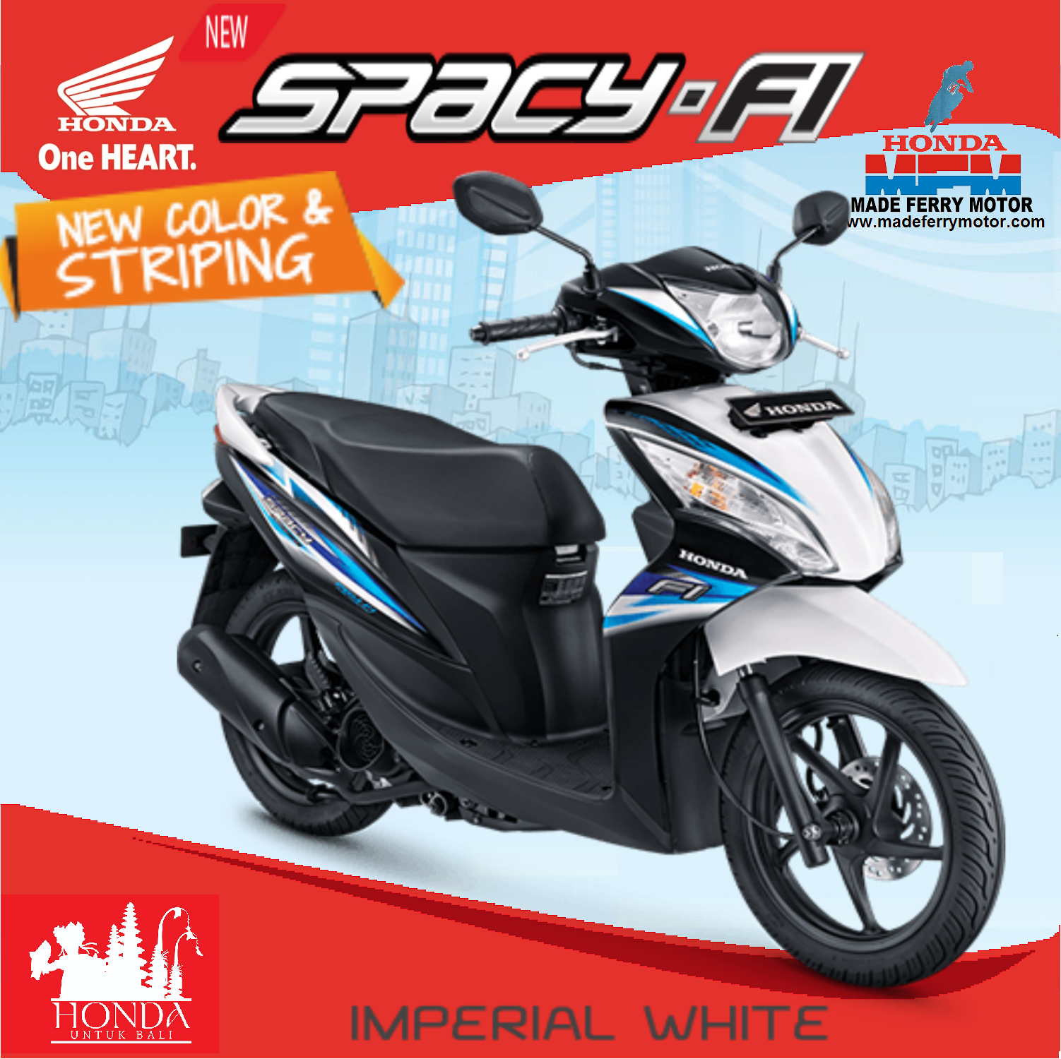 Spacy Helm in PGM-FI - HONDA MADE FERRY MOTOR