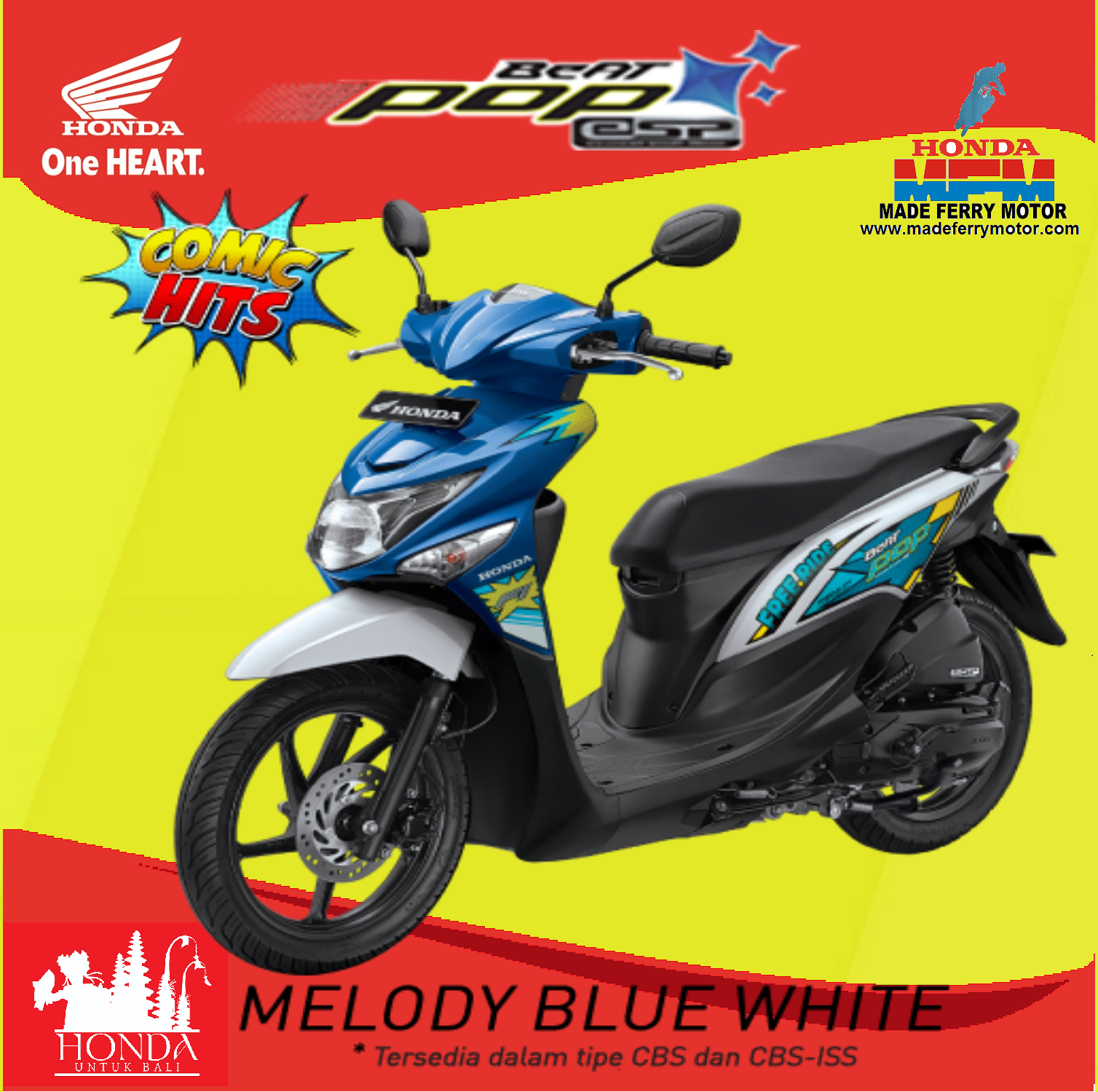 NEW BEAT POP ESP - HONDA MADE FERRY MOTOR